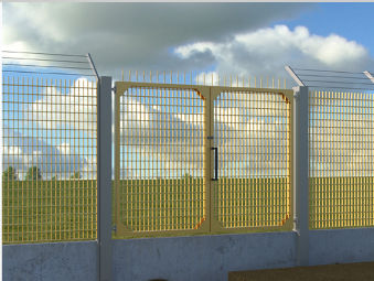 Airport fence - GATE - FibreFENCE - security / fiberglass / frangible