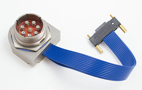 Data connector - CTF - Amphenol Aerospace - for aircraft / quadrax / EN2997