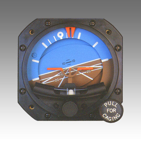 Analog attitude indicator - 5000M-series - Sigma Tek, Inc. - illuminated