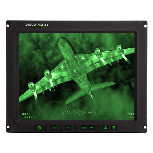 Avionics instrument aircraft cabin monitor - VPT-12-MIL - ViewPoint ...