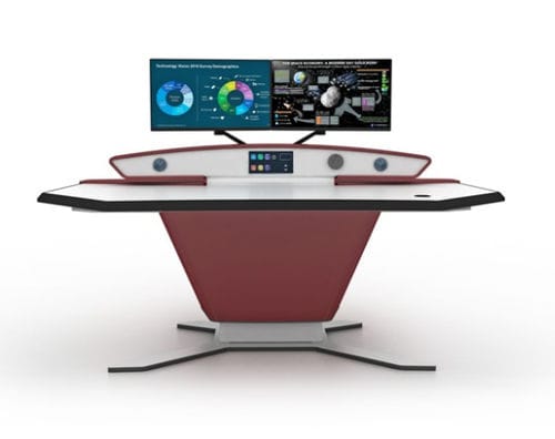 Individual ATC console - Dynamic™ 2020 - Pyrotech workspace - curved ...