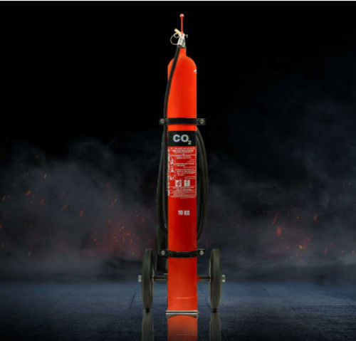 CO2 fire extinguisher - NTC series - NAFFCO - for aircraft / wheel-mounted