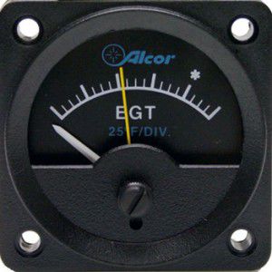 Temperature gauge - 46149 - ALCOR - analog / fuel / for aircraft