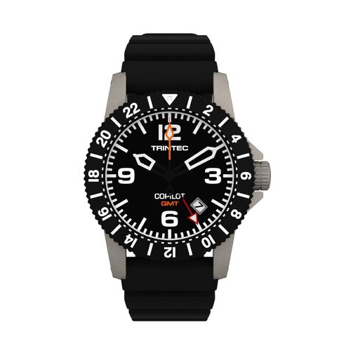 Pilot watch - CO-GMT-SS - TRINTEC - quartz