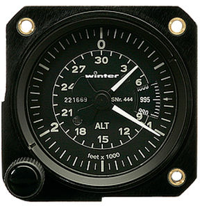 Analog altimeter - 4 FGH 20 - Winter - feet or meters / for aircraft