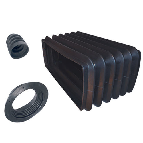 Rectangular protective bellows - Hutchinson - rubber / reinforced