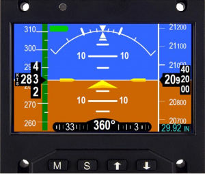 Electronic horizontal situation indicator - OASIS® - Aerosonic LLC - for aircraft / 4-inch