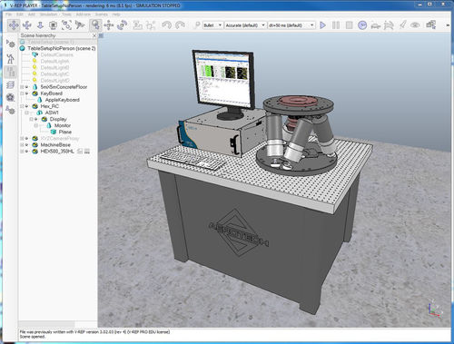 Control software - V-REP - AEROTECH - simulation / modeling / for ...