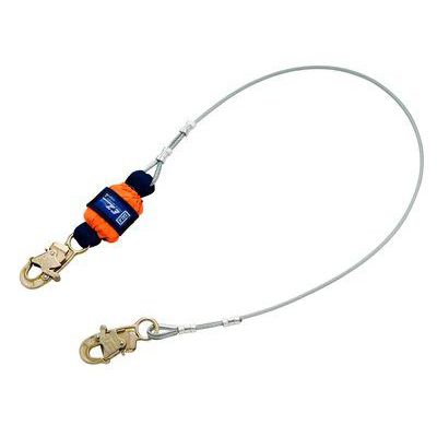 Rope fall arrest lanyard - 1246066 - Capital Sala - shock absorbing ...