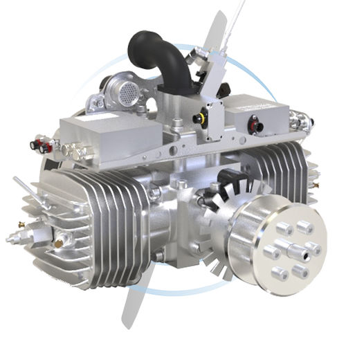 0 - 10kg piston engine - SP-210 HF FI TS ROS - Sky Power Gmbh - for ...
