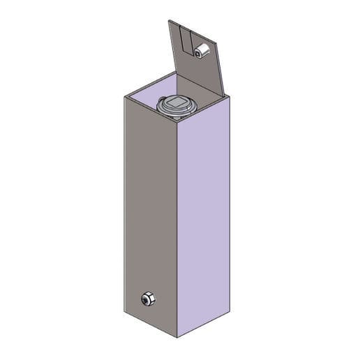 Retractable bollard - FLY BOX - VMR - for airport / electrical distribution