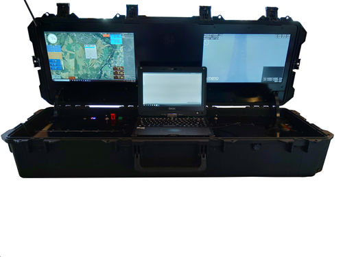 UAV ground station - Ground Control Station (GCS) - Cavok UAS - with mouse piloting