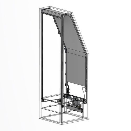 Tambour door aircraft cabinet - Aersolution Interior AG