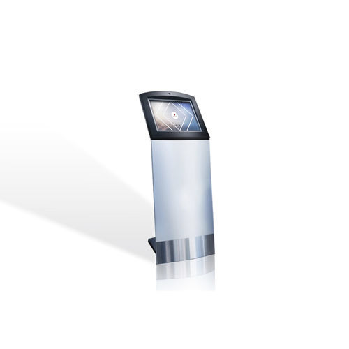 Information interactive kiosk - Evolve - DYMENSION - for airport / with ...