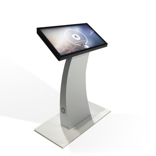Information interactive kiosk - KNT - DYMENSION - for airport / with ...