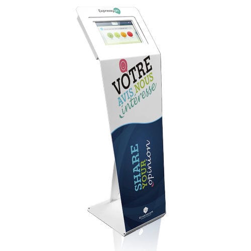 Floor-standing customer satisfaction kiosk - EXPRESSYON - DYMENSION ...