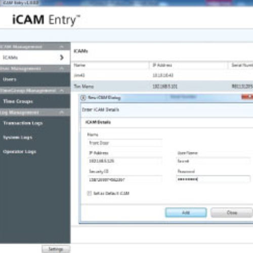 Management software - iCAM Entry™ - IRIS ID - access control / iris recognition / administration