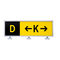 Information sign - ADB SAFEGATE - static / for runway / LED