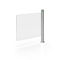 Swing access gate - Winglock - Boon Edam - automatic / glass / for airport