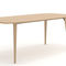 Airport table - PACHE - Allermuir - coral / ash / plywood