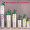 Aircraft oxygen cylinder - Aluminum - MH Oxygen/Co-Guardian