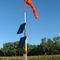 Airport windsock - Windsok - with mast / internally illuminated