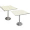 Airport table - Bistro - Architectural Brass Co. - laminate / wood / stone