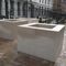 Airport planter - PAS68 - Securiscape - stainless steel / bronze / concrete