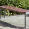 Airport bench - Apex - Forms+Surfaces - metal / wooden