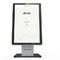 Floor-standing queue kiosk - Qmatic - countertop / touch screen ...