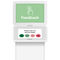 Countertop customer feedback device - Smiley Touch™ - HappyOrNot - wall ...