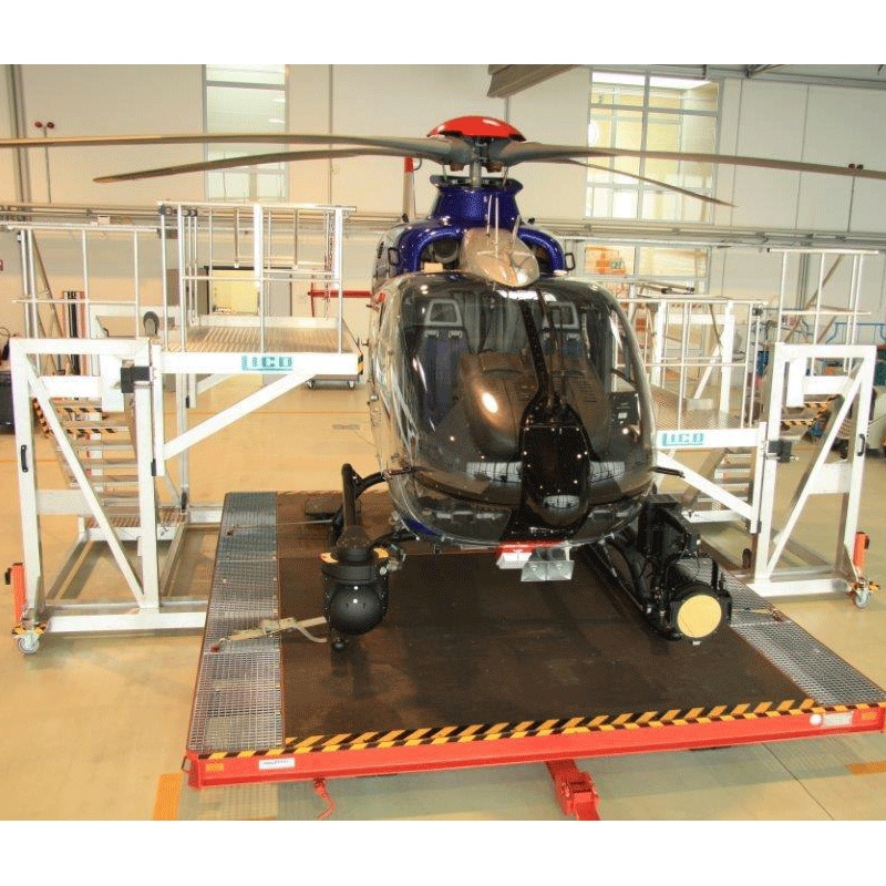 The highly compatible work platform for performing helicopter maintenance directly on the ...