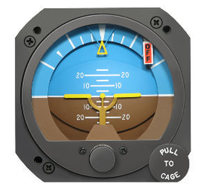 Orizzonte artificiale analogico - RCA 26EK SERIES - KMC - 1,3 pollici / con motore elettrico