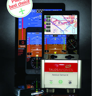 EFIS EFIS - Aeolus-Sense 3C - Talos Avionics P.C. - per aereo / con GPS