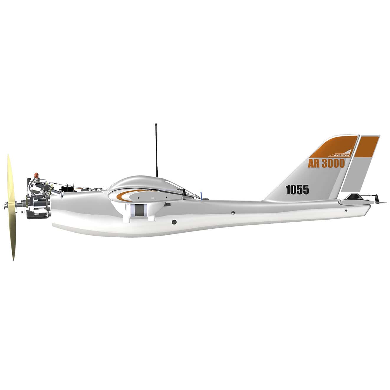 Drone industriale - AR-3000 RPAS - Avartek - di sorveglianza / ad ala ...