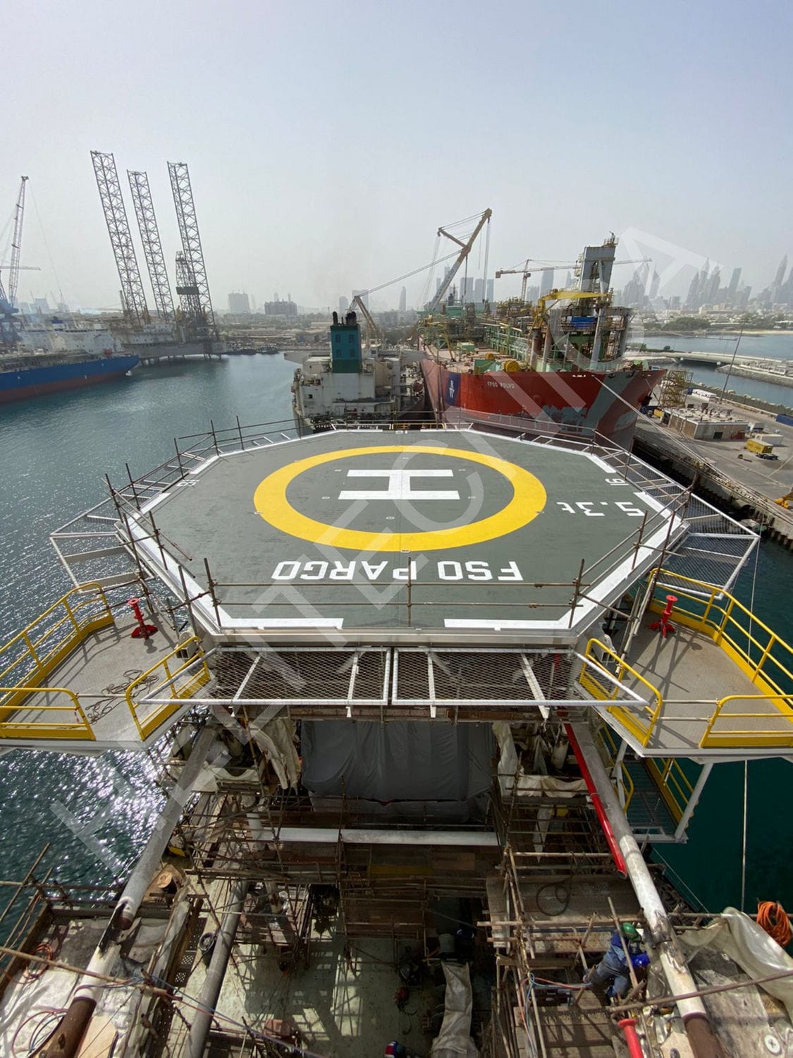 Eliporto offshore - FSO Pargo - Helitecnica Aluminum Heliports S.L.