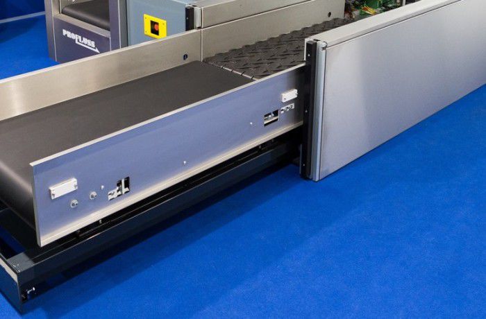 Trasportatore a strisce - PROCHECK - Profluss GmbH - di check-in / con ...