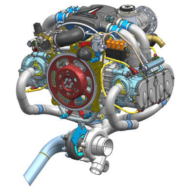 Motore a pistoni 100 - 300 CV - 19 TC - C.M.D. S.p.A. - 50 -100 kg ...
