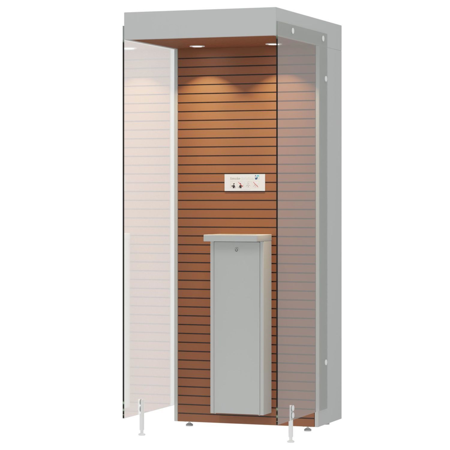 Cabina fumatori da interno - SMOKE SOLUTION SP110/ONE - Longhi Air ...