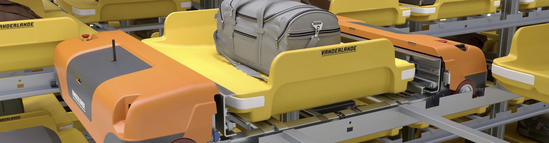 自動ストレージシステム - ADAPTO BAGSTORE - VANDERLANDE - スーツケース用 / 空港用