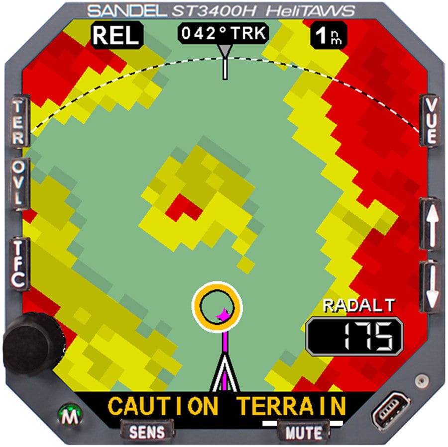 航空機用TAWS - ST3400 - Sandel Avionics