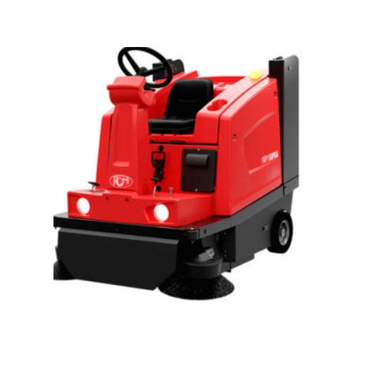 空港用スイーパー - SUPRA series - RCM - 乗るタイプ / コンパクト / 電動式