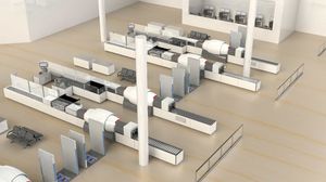 ローラーコンベヤー - PAX MX2 - VANDERLANDE - 荷物用 / チェックイン / スキャナー付