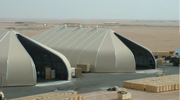 Porta de correr para hangar - SPRUNG STRUCTURES LTD. - automática