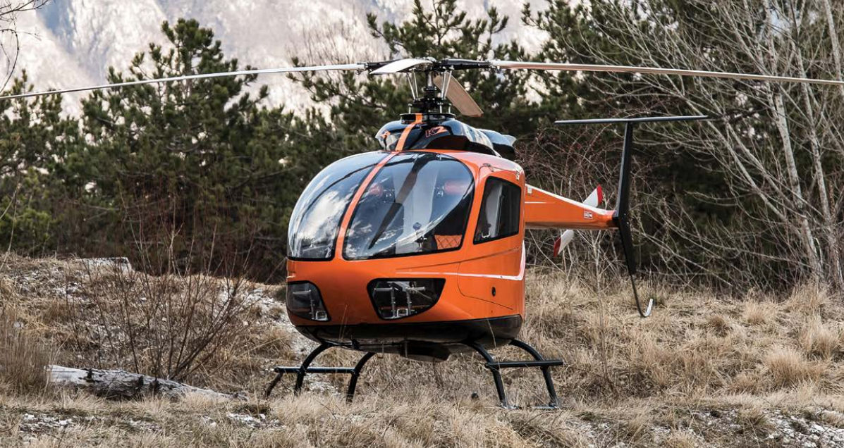 Helicóptero ultraleve de 2 lugares - K2 - Konner S.r.l. - de transporte / com motor turboeixo ...