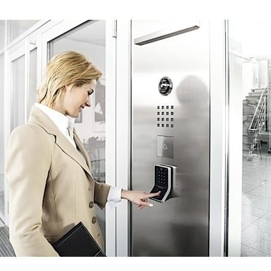 Leitor de impressões digitais óptico - dormakaba - biométrico