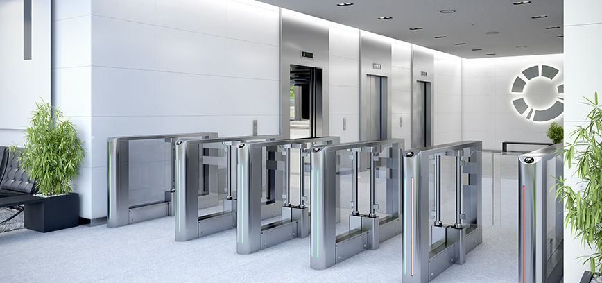 Catraca de acesso com barreiras deslizantes "flap" - MPW Series ...