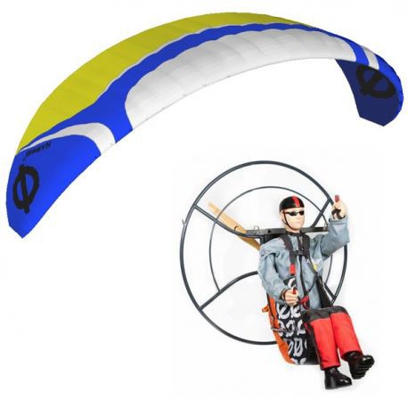 Aeromodelo de paramotor com motor elétrico - Hybrid 5.2 - OPALE PARAMODELS