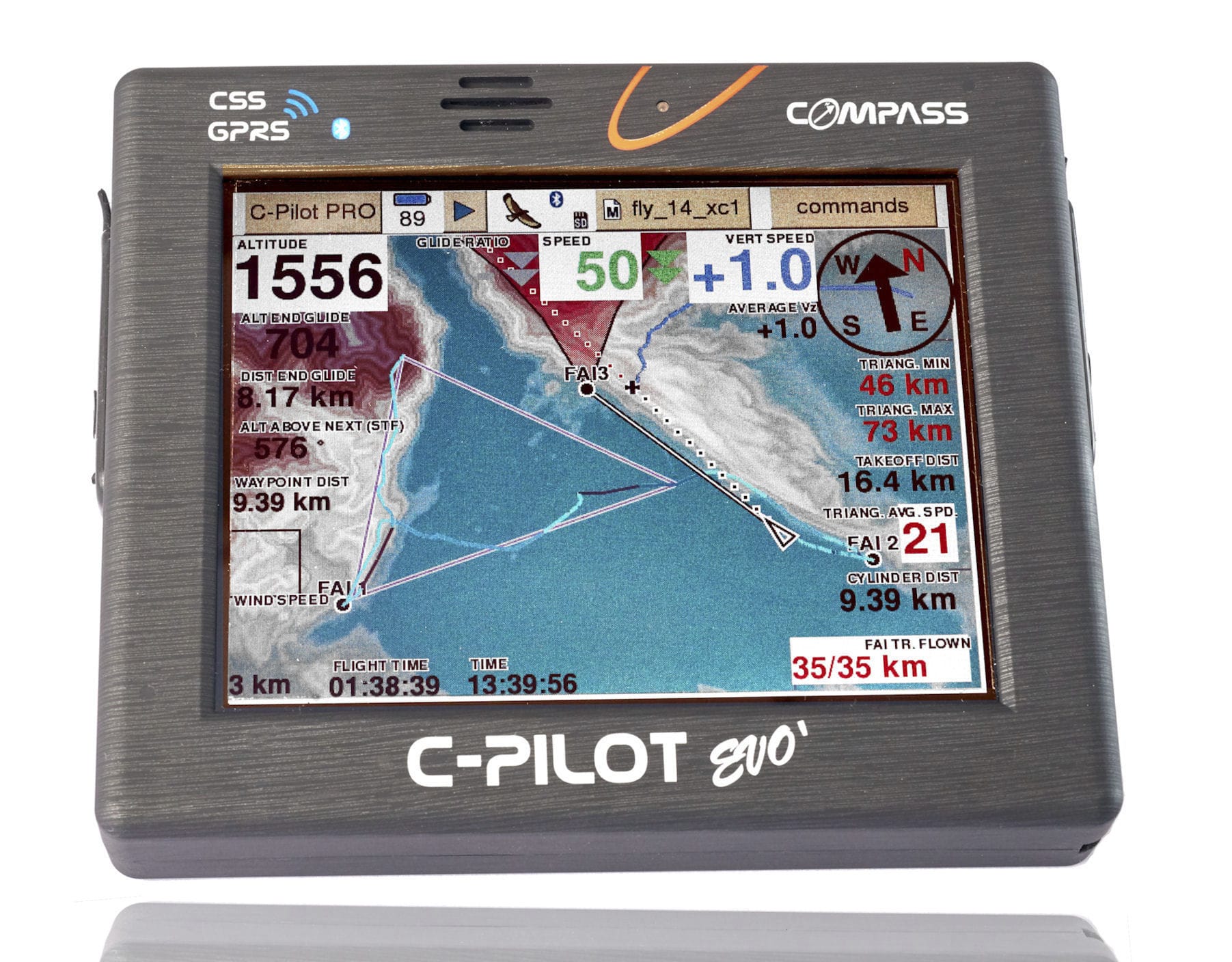 Variômetro-altímetro com GPS para ultraleve motorizado - C-Pilot Evo - Compass srl - pessoal