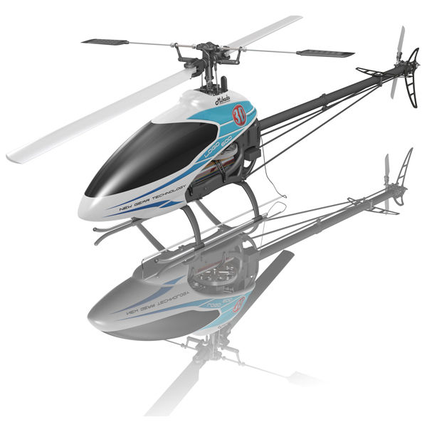 Aeromodelo de helicóptero com motor elétrico - LOGO 600 3D - Mikado ...